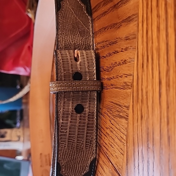 Justin Boots | Accessories | Justin Genuine Lizard Belt | Poshmark